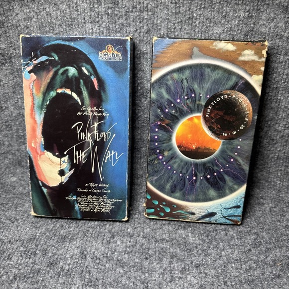 Media | Pink Floyd Vhs Tapes Pulse And The Wall Movie Lot Vhs Tapes ...